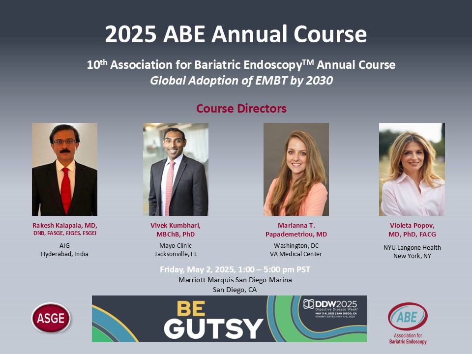 10th Annual Association for Bariatric Endoscopy (ABE) Course